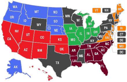 Ballotpedia's 2010 Regional Breakdown: All regions - Ballotpedia