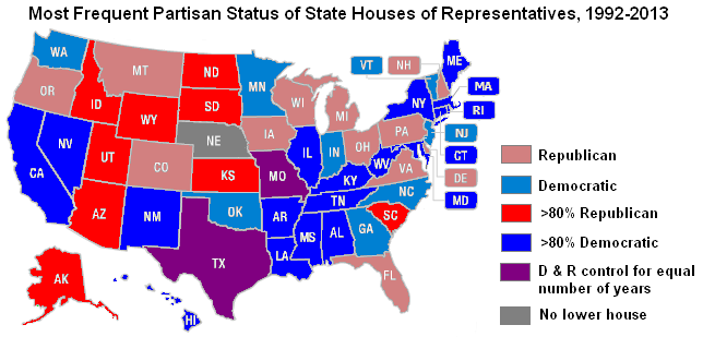 Ballotpedia:Who Runs the States, Partisanship Results, Partisan Control ...