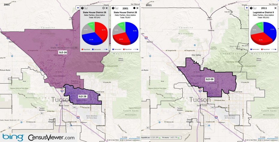 State legislative districts in Arizona after the 2010 Census ...