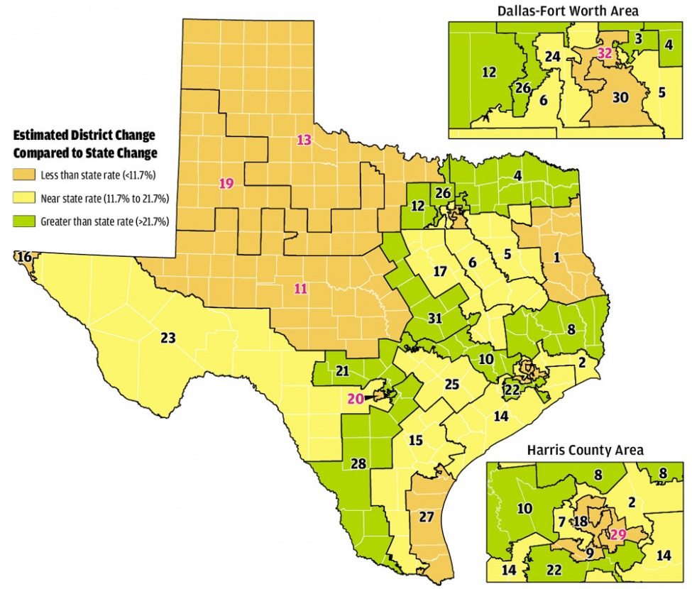Redistricting in Texas after the 2010 census - Ballotpedia