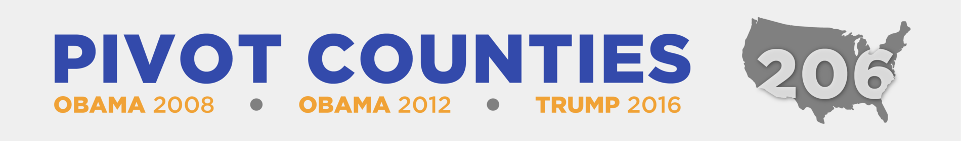 Pivot Counties: The counties that voted Obama-Obama-Trump from 2008 ...