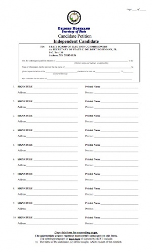 How to run for office in Mississippi - Ballotpedia