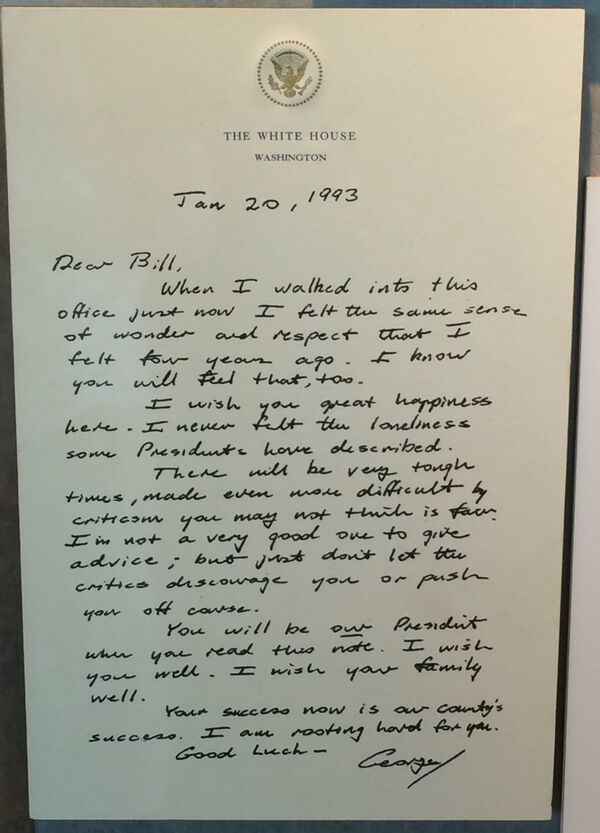 Letters left by U.S. presidents to their successors - Ballotpedia