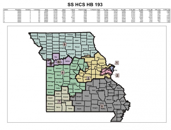 Redistricting in Missouri after the 2010 census - Ballotpedia