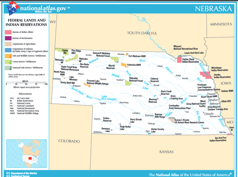 Federal land policy in Nebraska - Ballotpedia
