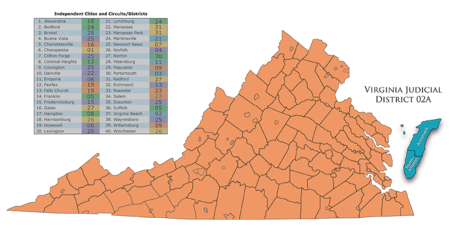 Virginia 2A Judicial District - Ballotpedia