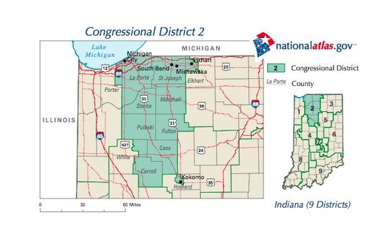 Indiana's 2nd Congressional District - Ballotpedia