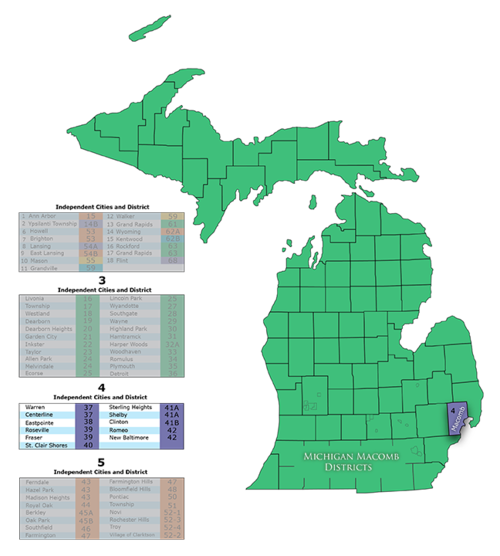 Michigan 41B Judicial District Court - Ballotpedia