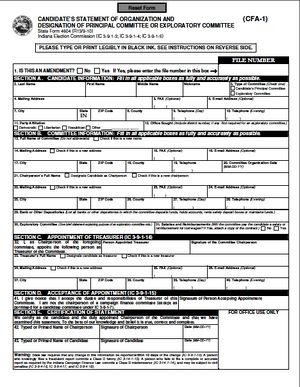 Campaign finance requirements in Indiana - Ballotpedia