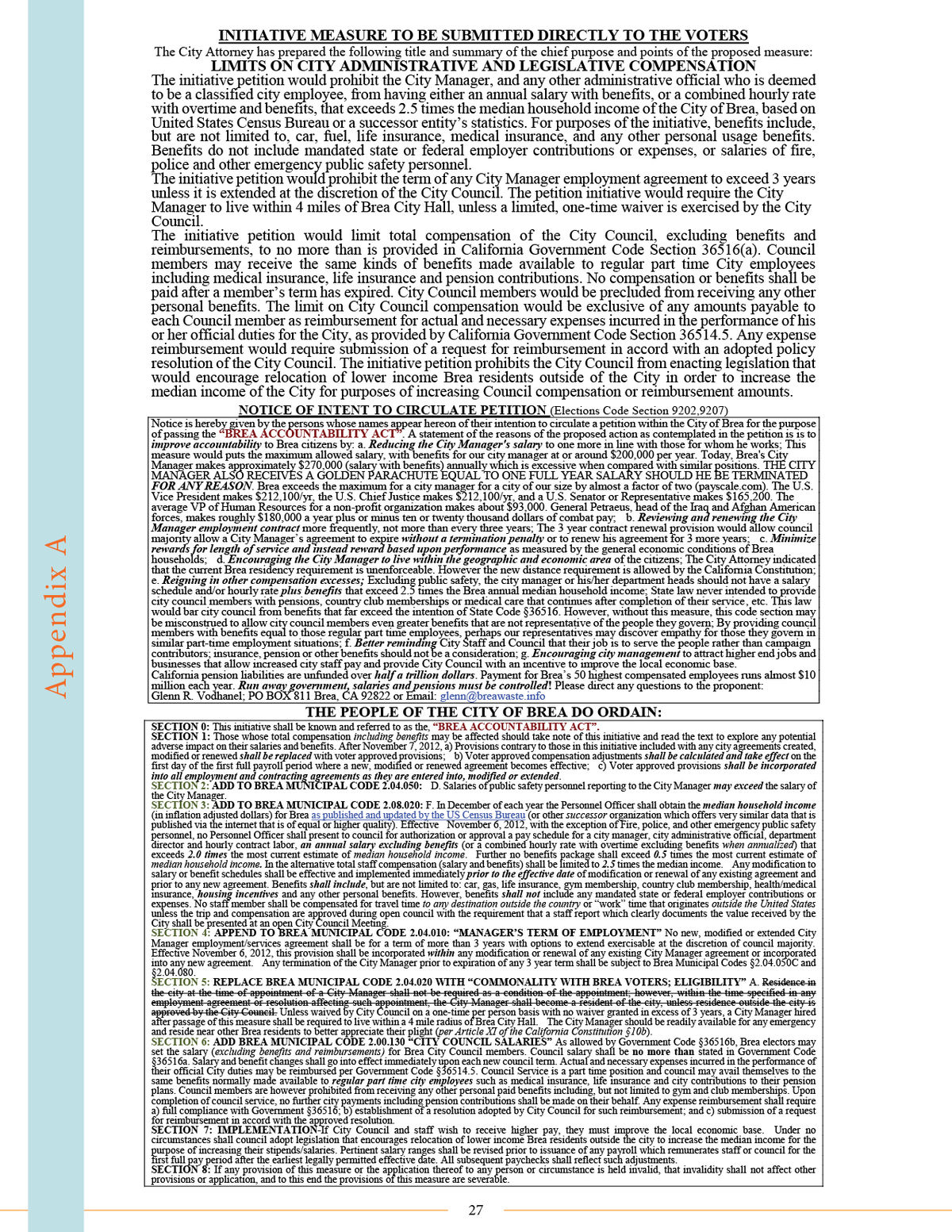 Local Ballot Initiatives: Appendix A - Ballotpedia