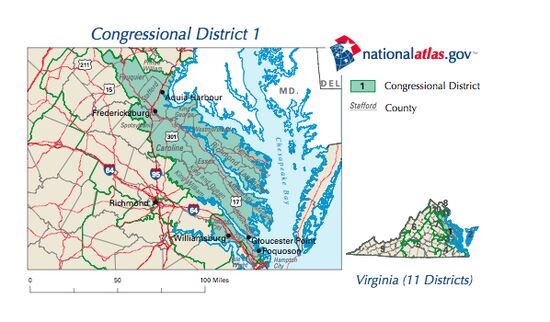 Virginia's 1st Congressional District - Ballotpedia
