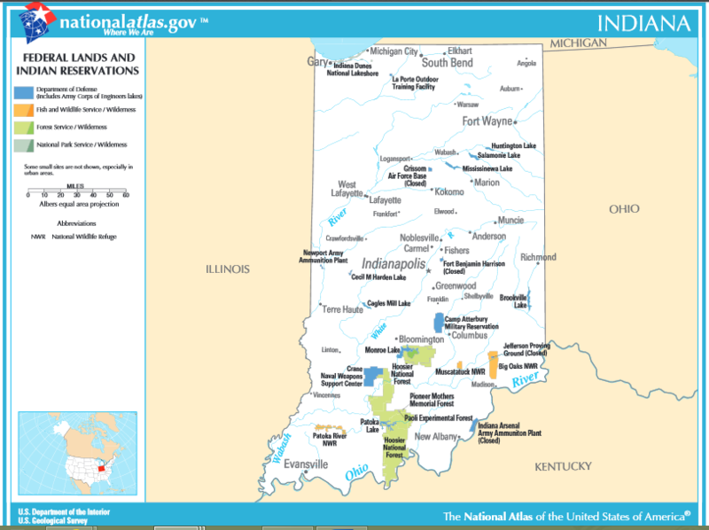 Federal land policy in Indiana - Ballotpedia