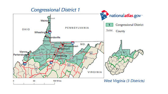 West Virginia's 1st Congressional District - Ballotpedia