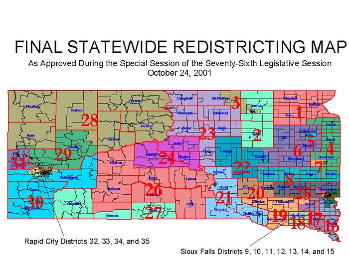 Redistricting in South Dakota after the 2010 census - Ballotpedia